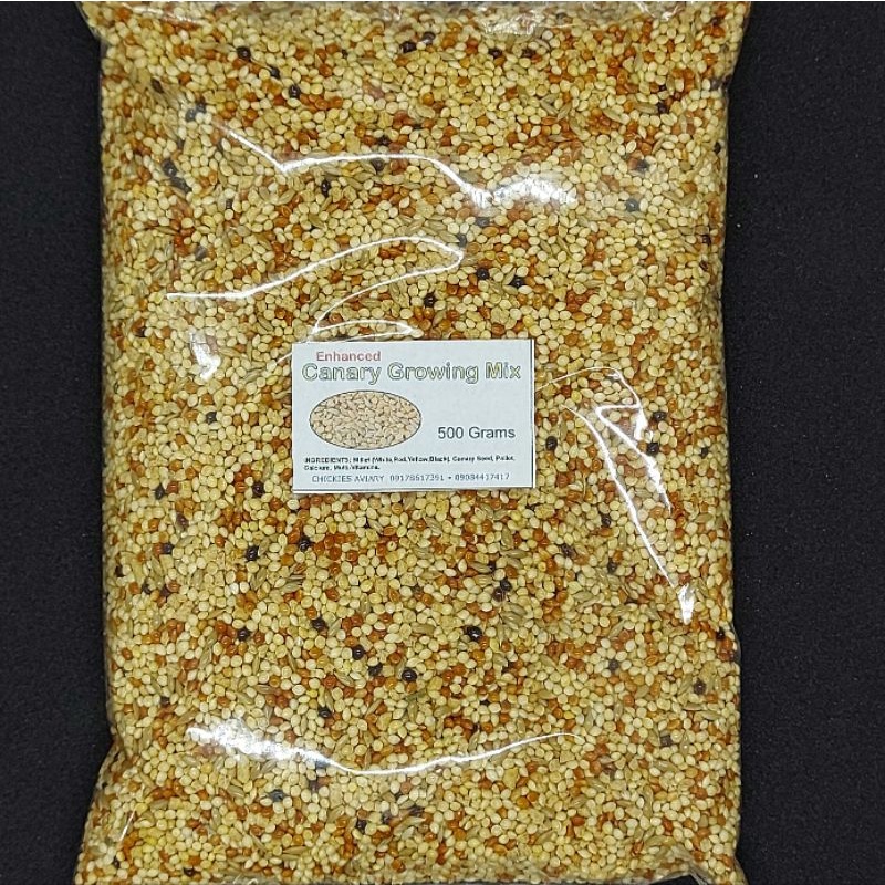 ENHANCED Canary Growing Mix Bird Seed 500 grams for birds | Shopee ...