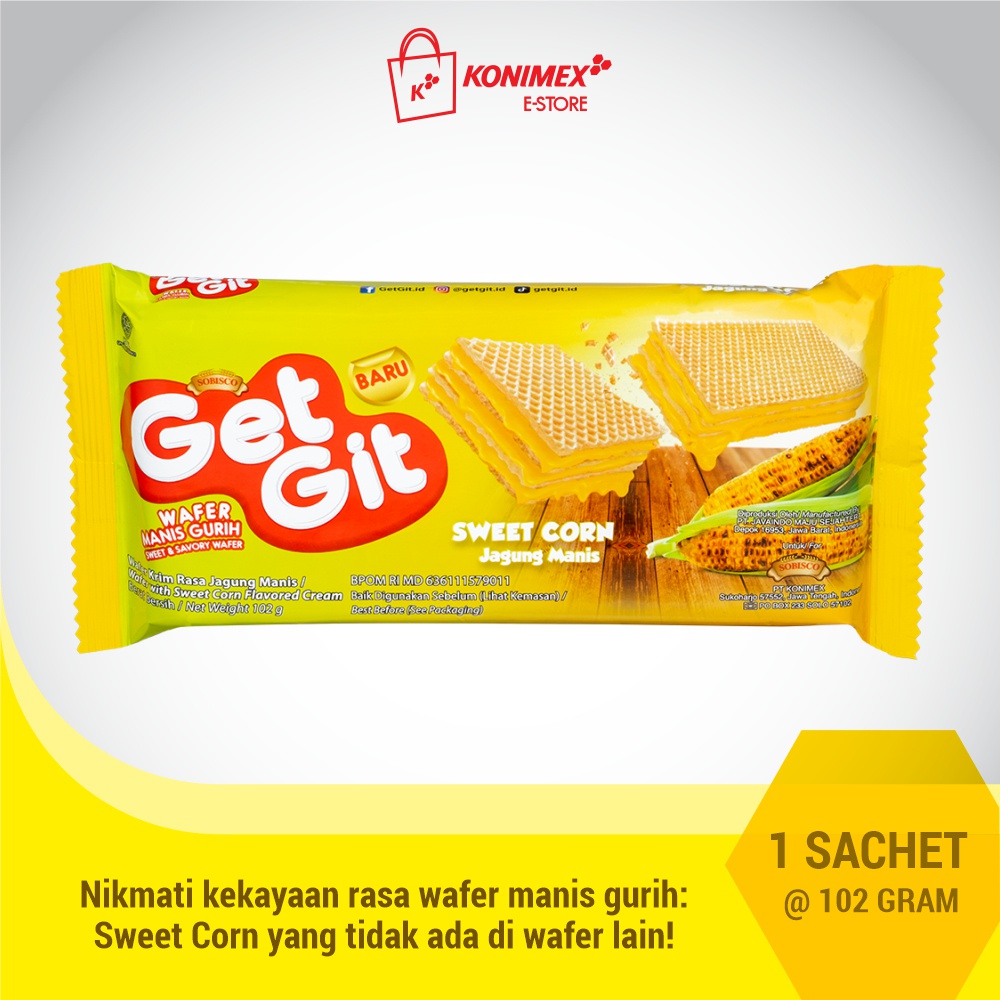 Get GIT Wafer Sweet Corn 102 G | Shopee Philippines