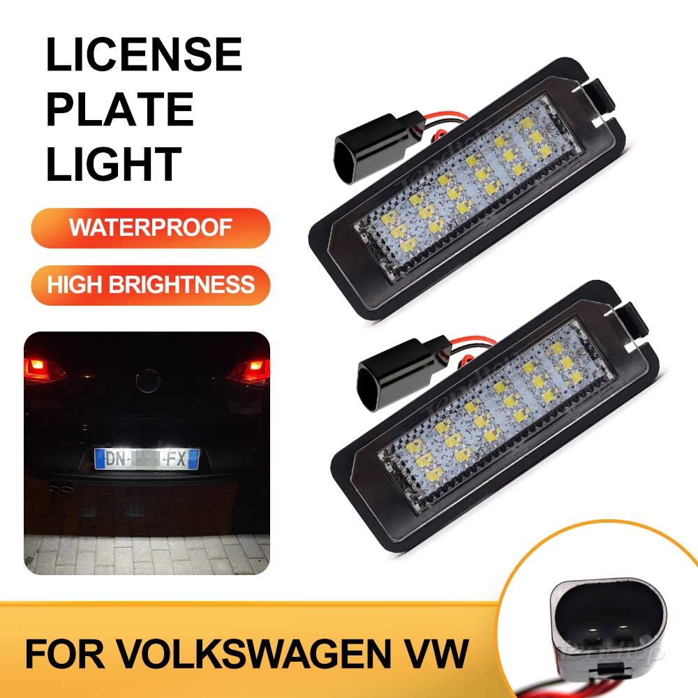 for Para VW Golf MK4 MK5 MK6 Passat Polo CC Eos 12V 6500K 2Pcs 18 Smd ...