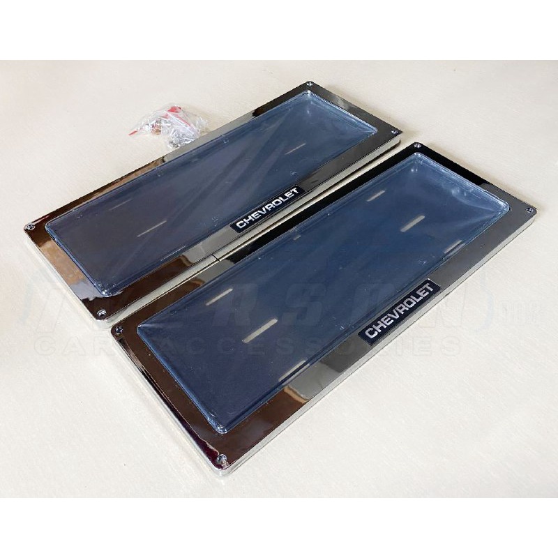 Chevrolet Plate Deflector Plate Holder Protector Clear Lens | Shopee ...