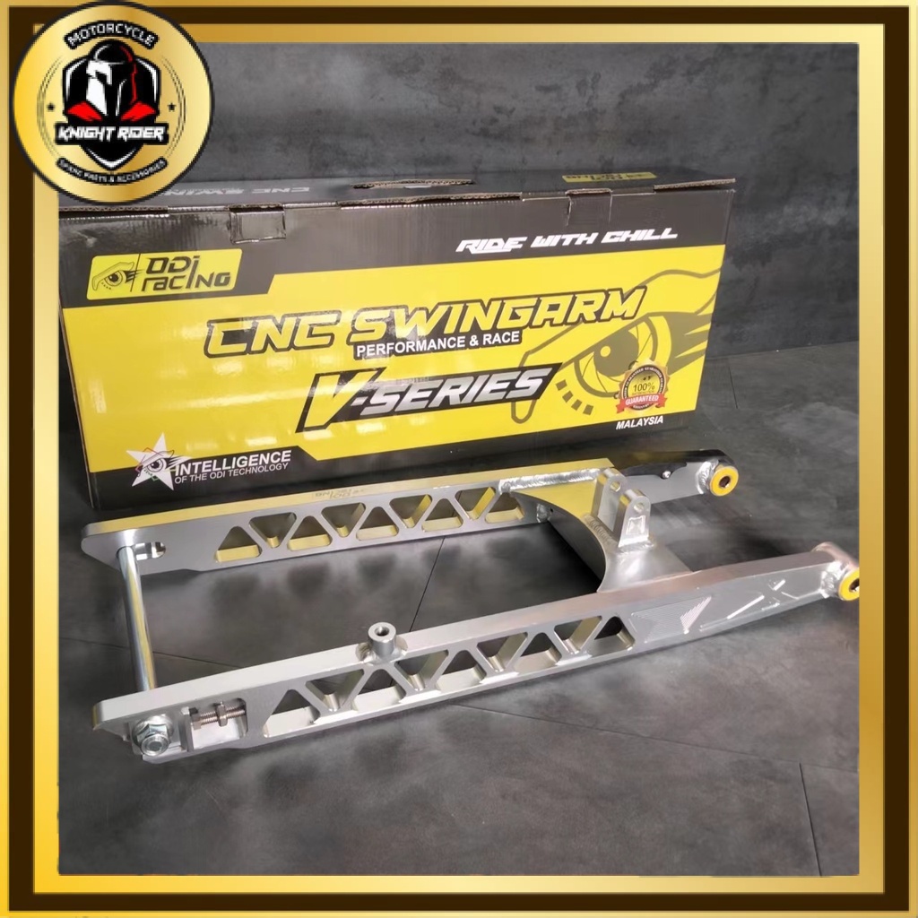 ODI RACING CNC SWING ARM V-SERIES Y16ZR Y16 Y15ZR Y15 SILVER SWINGARM V ...