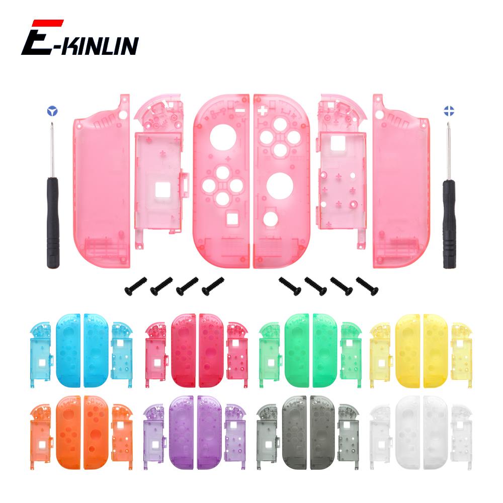 Translucent Left Right Controller Housing Shell Clear Case Replacement ...