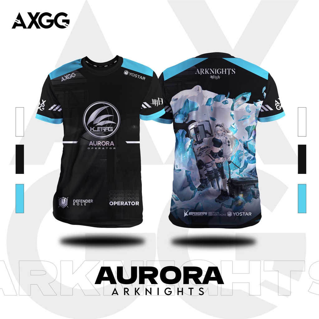 AXGG " Arknights - Aurora" Gaming Shirt | Shopee Philippines