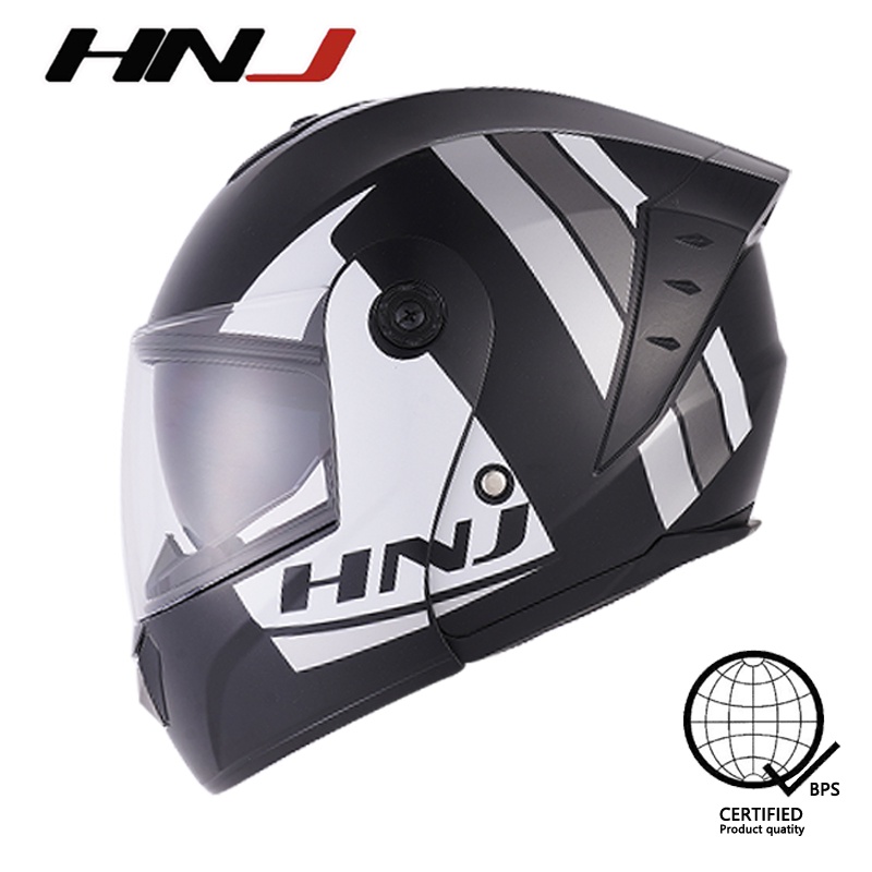 HNJ 937 Men's Modular Helmet Full Face Motorcycle Dual Visor Women's ...