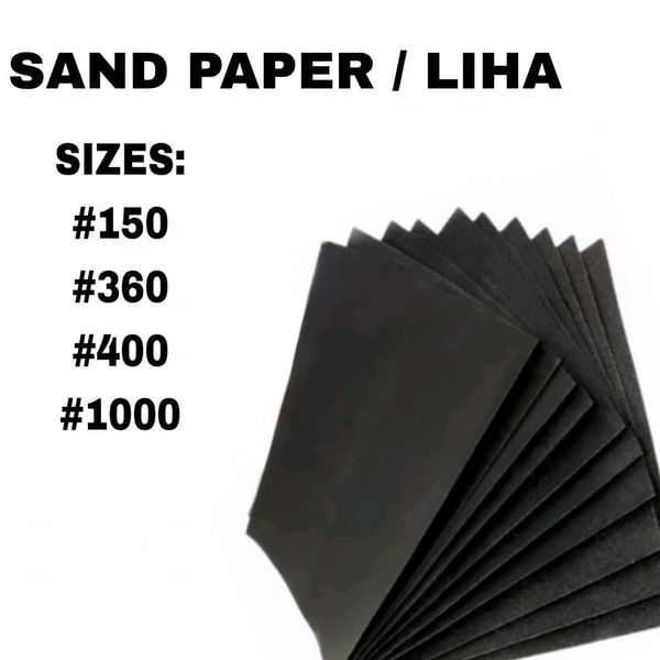 SAND PAPER / LIHA #150 / #360 / #400 / #1000 | Shopee Philippines