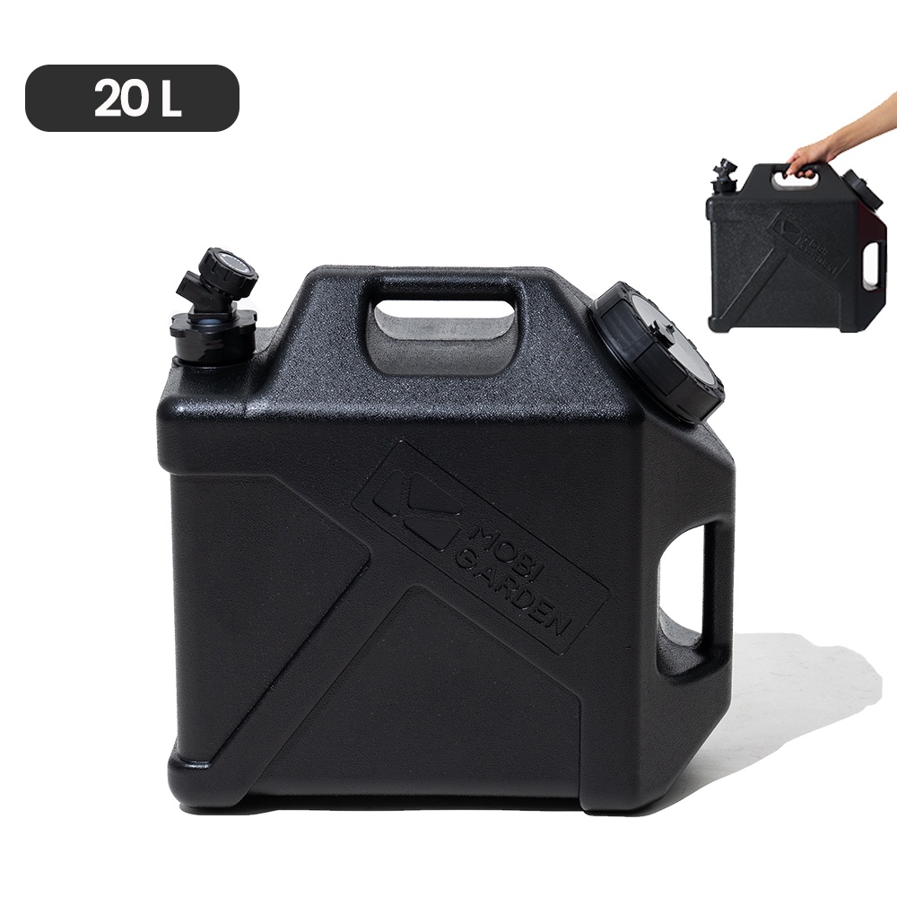 MOBI GARDEN Camping Portable Water Container Bucket Food Grade with Faucet Outdoor Indoor Travel ...