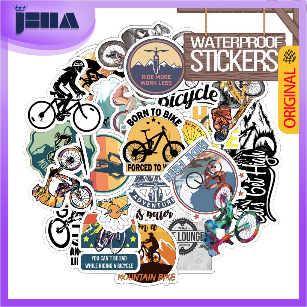 50pcs Bikers Sticker Bicycle car motorcycle waterproof high quality ...