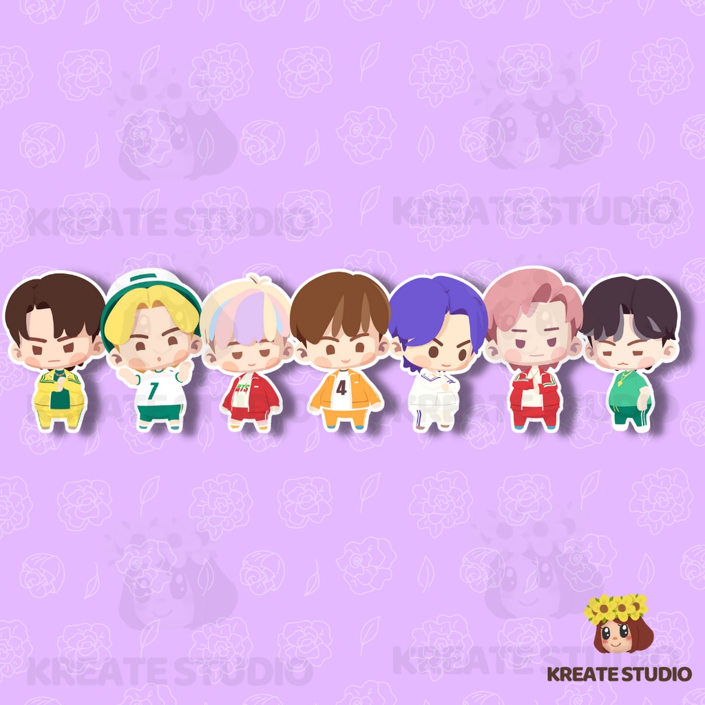 BTS 0T7 IN THE SEOM - Waterproof Vinyl Sticker | Matte, Glossy, Glitter ...