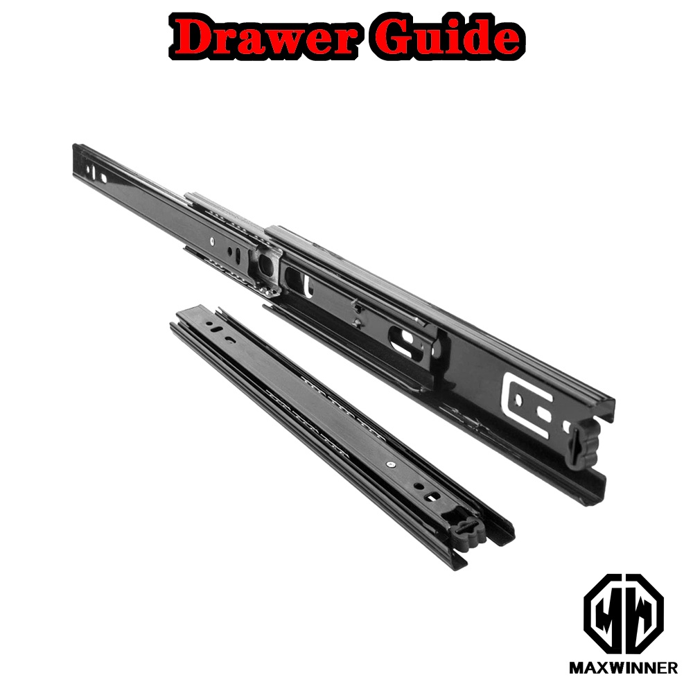 MAXWINNER Drawer Guide Heavy Duty Solid Ball Bearing Full Extension ...