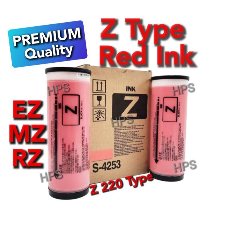 Compatible Duplicator Z type Red and Blue Ink for EZ MZ RZ 1000ml ...