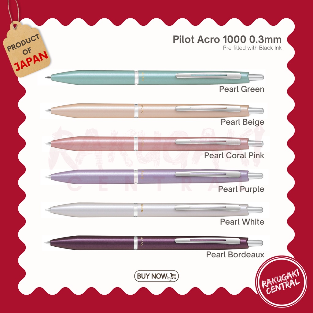 Pilot Acro 1000 0.3mm Ballpoint Pen | Shopee Philippines