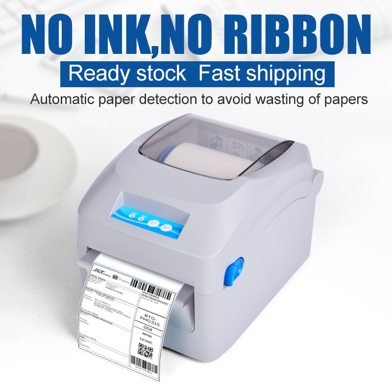Thermal printer air Waybill Barcode Shipping Label bluetooth usb ...