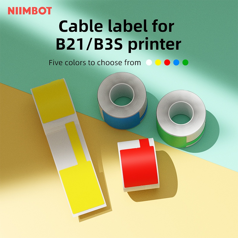 NIIMBOT B21/B203/B3S Cable Label Network Optical Fiber Pigtail Self-Adhesive P-Type | Shopee ...