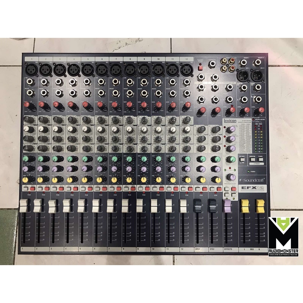 Soundcraft EFX12/2 12 Channel Passive Mixer (OEM only) | Shopee Philippines
