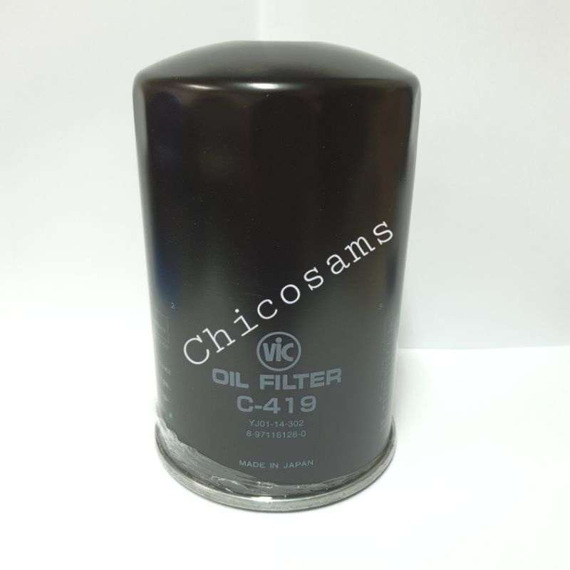 VIC Oil Filter C-419 for Mazda Titan 1999-onwards (C419) | Shopee Philippines