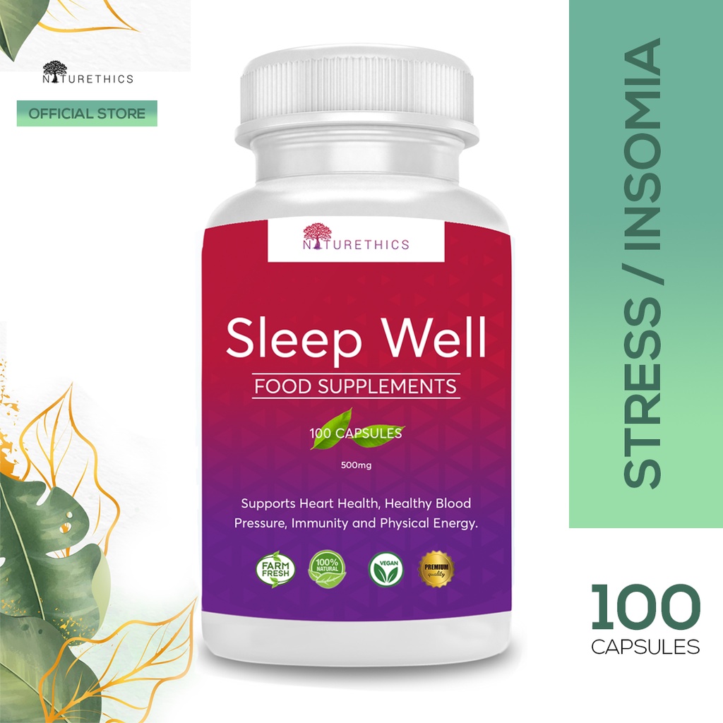 Naturethics Sleepwell 100 Capsules All Natutal Food Supplements ...