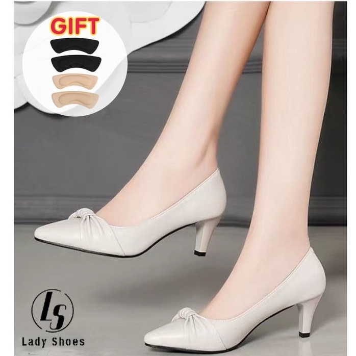 2 inches School shoes with heels Block Leather | Shopee Philippines