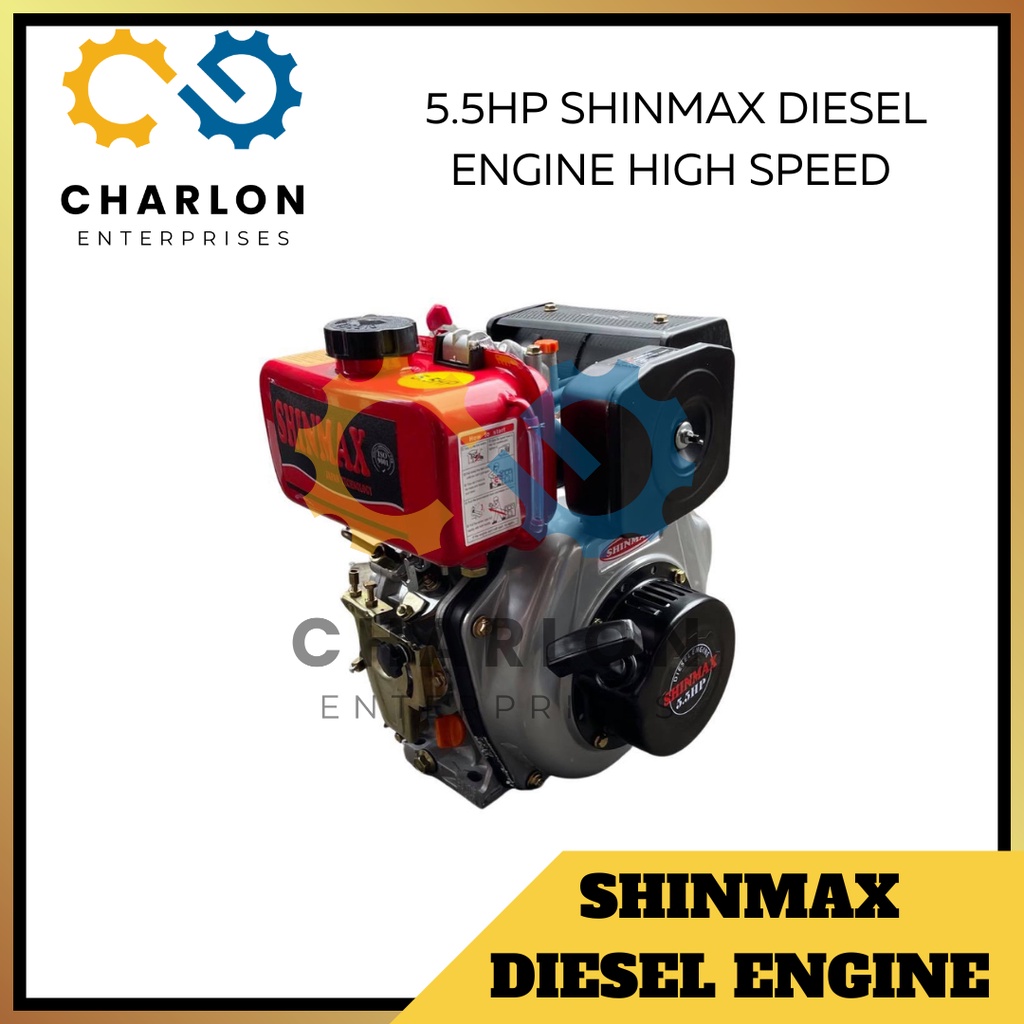 5.5HP SHINMAX DIESEL ENGINE HIGH SPEED | Shopee Philippines