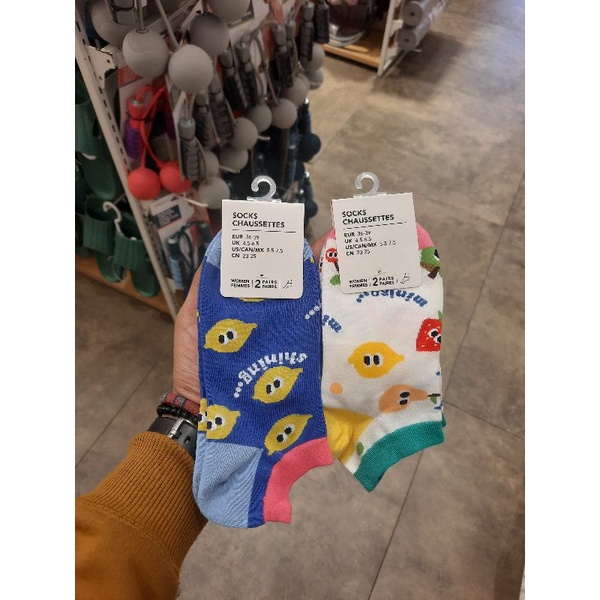 Miniso Cute Girl Socks Contents 2pcs | Shopee Philippines