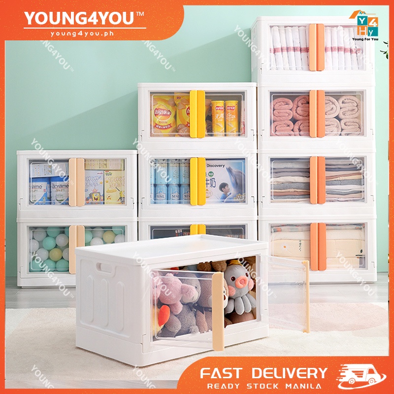 Plastic Storage Bins Organizer Stackable Storage Boxes with Lids ...