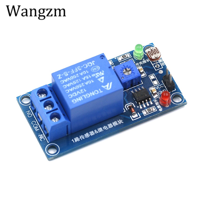 5V 12V Photoelectric Switch Sensor Switch LDR Photoelectric Resistor ...