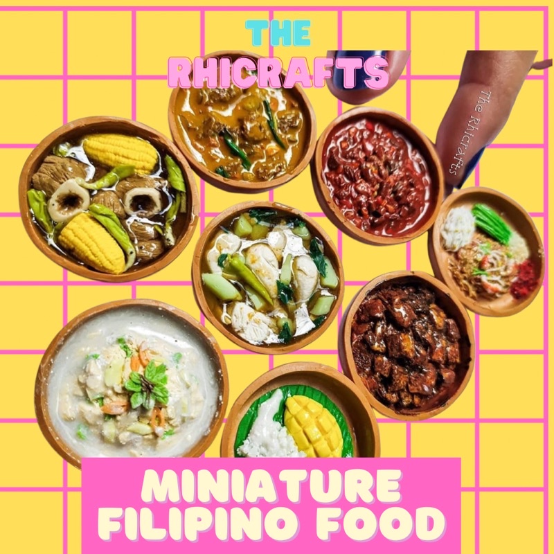 1:12 Miniature dollhouse toy Filipino food in palayok | Shopee Philippines