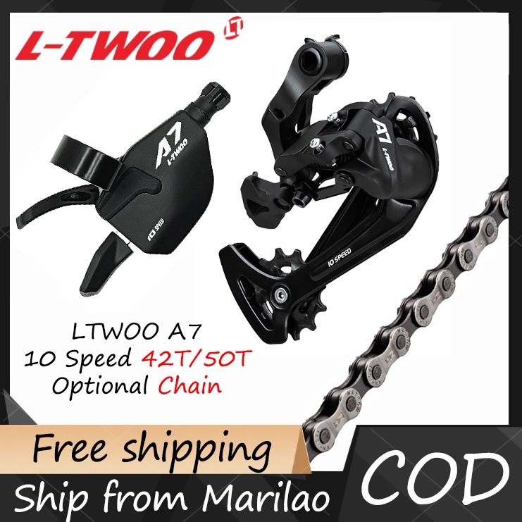 LTWOO A7 Elite Shifter+Rear Derailleur+VG 10 Speed Chain 116 Links ...