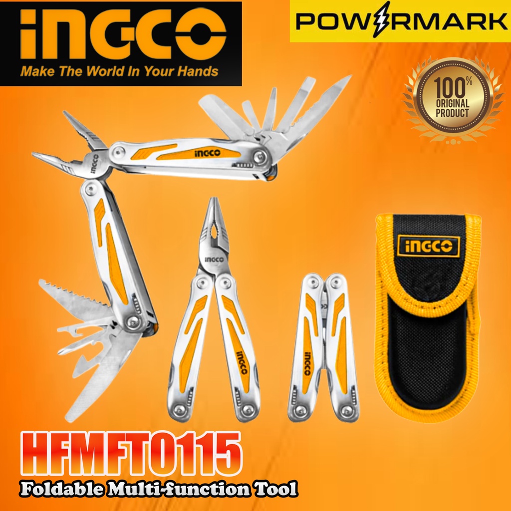 INGCO HFMFT0115 Foldable Multi-function Tool [POWERMARK | IHT] | Shopee ...
