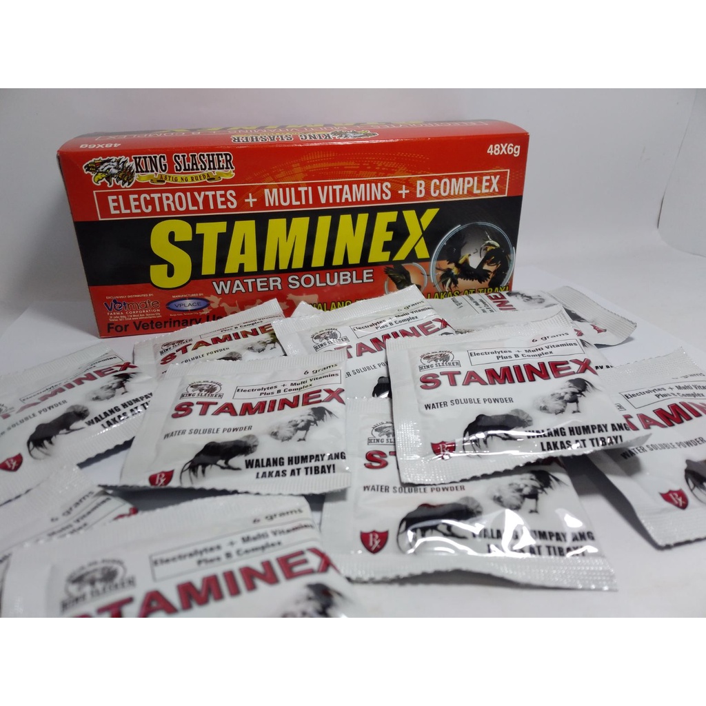 [CL REYES] STAMINEX 6G ( KING SLASHER)/ MULTIVITAMINS FOR ROOSTER/ PARA ...