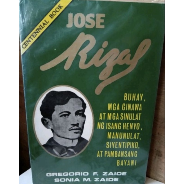 JOSE RIZAL CENTENNIAL BOOK BY. ZAIDE | Shopee Philippines