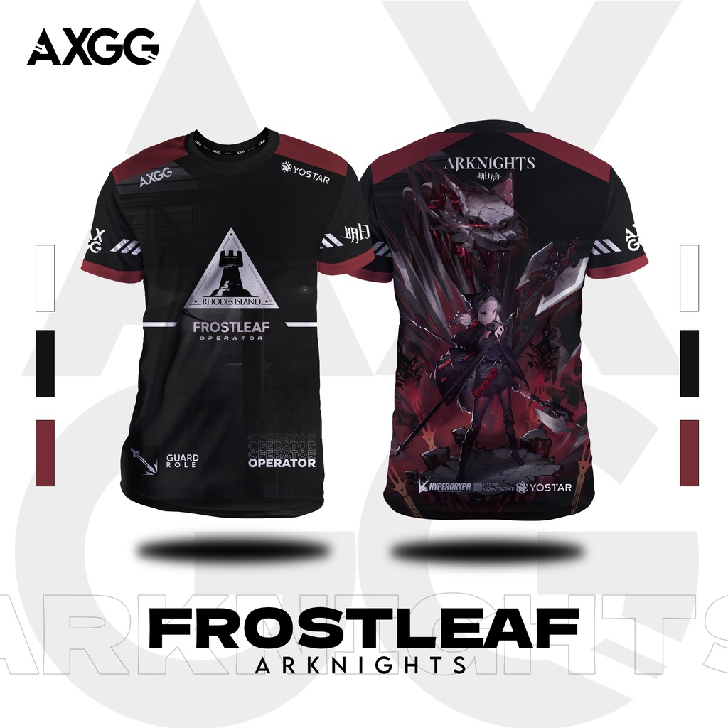 AXGG " Arknights - Frostleaf " Gaming Shirt | Shopee Philippines