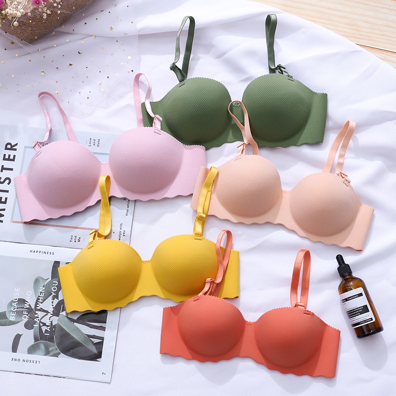 Women Seamless Sexy Push Up Bra Female Invisible Bras Underwear ...