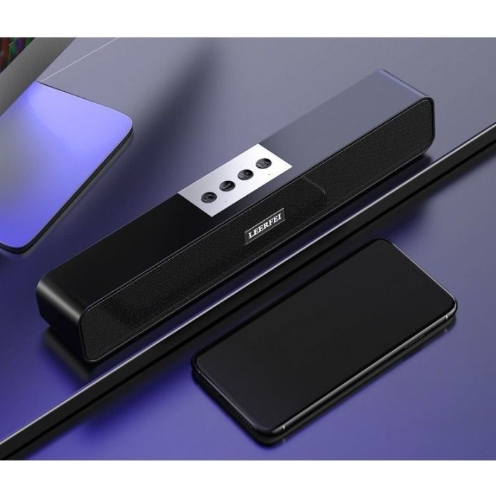3D Surround Soundbar Bluetooth 5.0 Speaker Wireless Computer Speakers ...