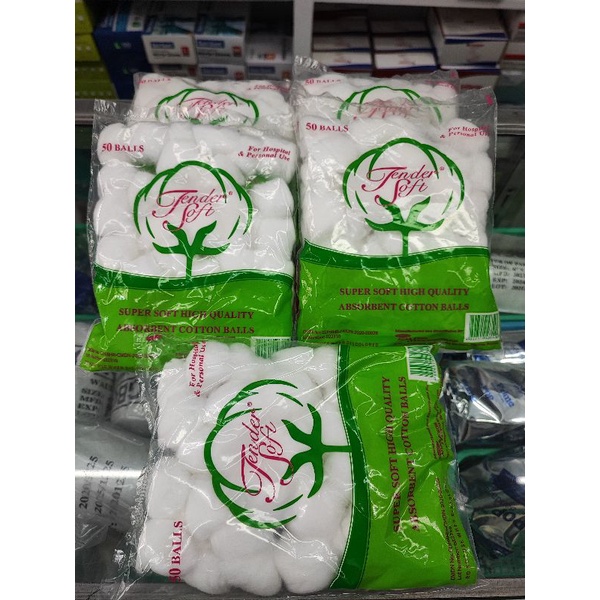 Cotton Balls 50 Balls - Tender Soft | Shopee Philippines