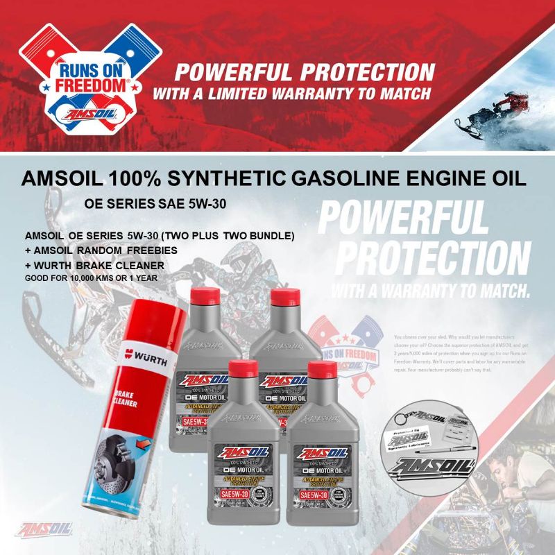 AMSOIL OE SERIES 5W-30 (Package Bundle) | Shopee Philippines