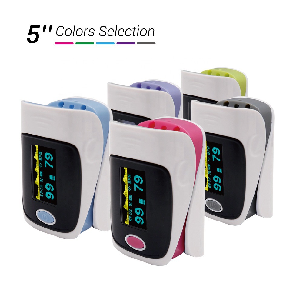 Finger clip pulse oximeter OLED screen blood oxygen saturation pulse ...