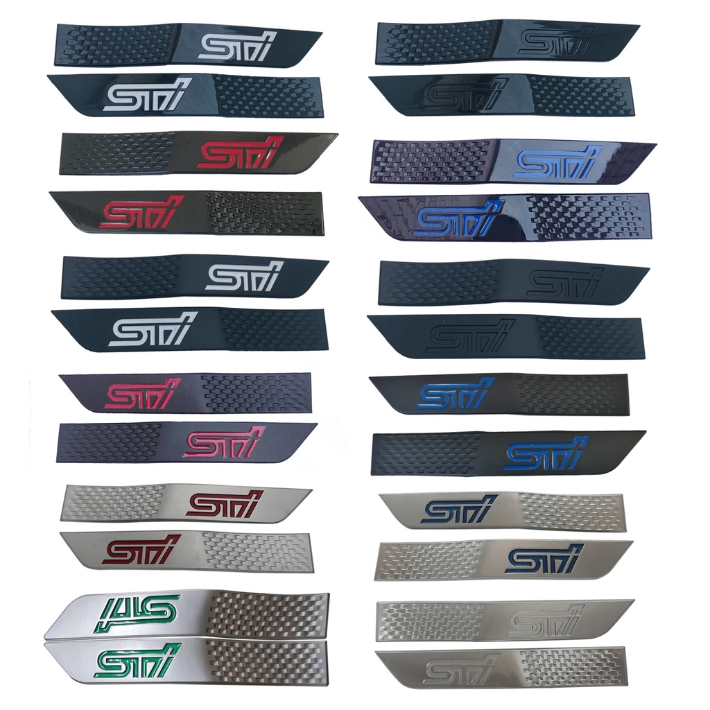 Modified ABS Car Body Emblem Sticker Auto Side Decorative Badge Decal ...