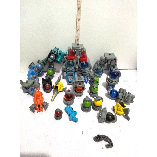 Preloved kyutama and other sentai mini pla robot parts | Shopee Philippines