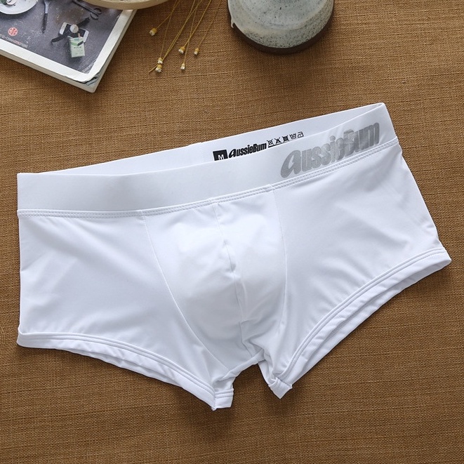 Aussie Bum Men Quality Milk-Silk Plain Boxer Briefs Man Low Waist ...