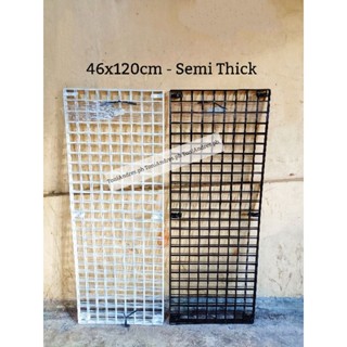 (46x120cm-THICK) Wall Mount Screen Mesh Wire Metal Hanging Grid Wall ...