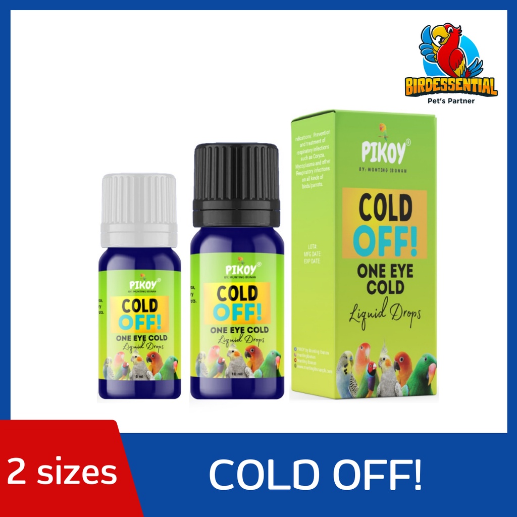 Pikoy COLD OFF One-Eye Cold Liquid Drops For Birds | Shopee Philippines