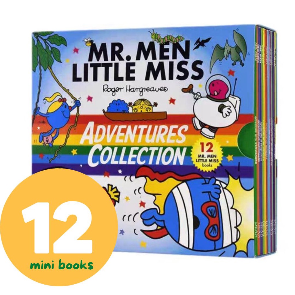 Mr. Men & Little Miss Adventures Collection 12 Books (Box with slight ...