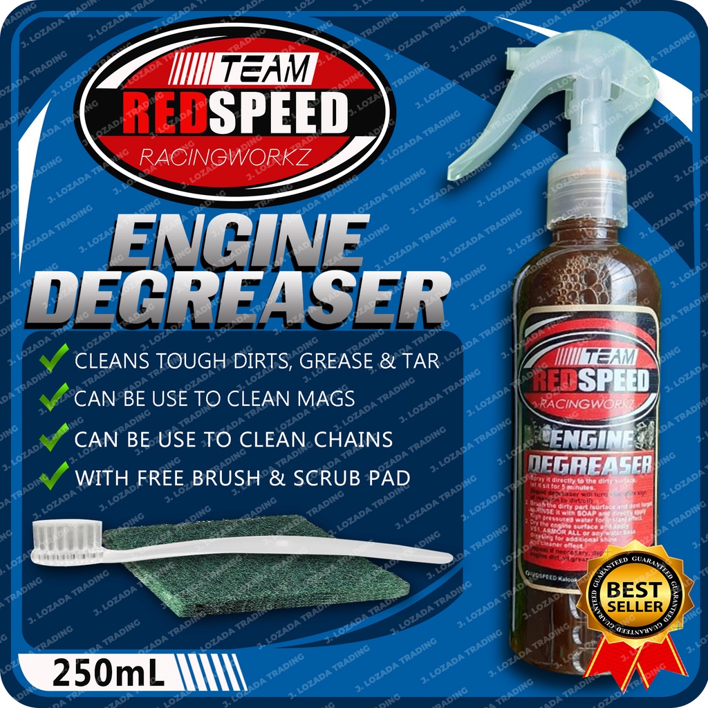 RS8 Engine Cleaner and Degreaser - Dissolve Grease Oil and Heavy-Duty Stains / Professional ...