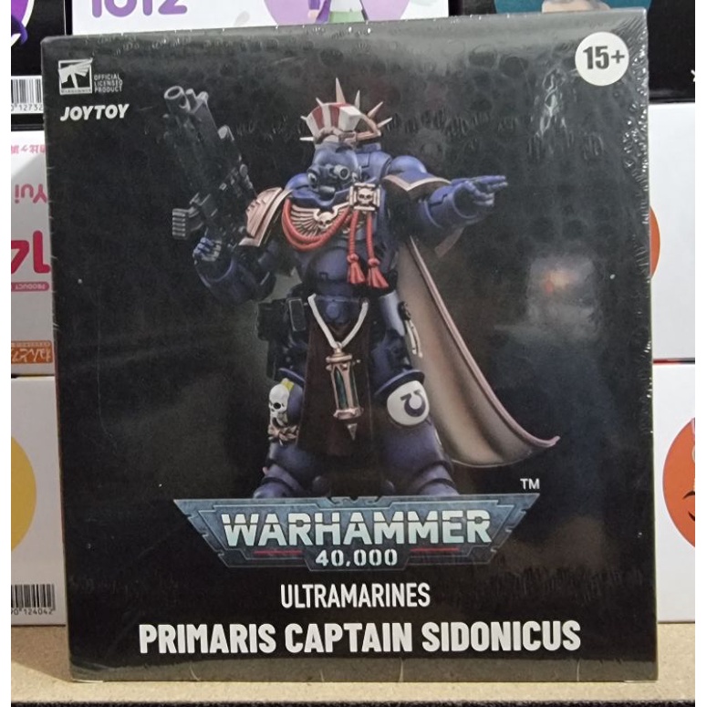 Joytoy Warhammer 40k Ultramarines Primaris Captain Sidonicus | Shopee ...