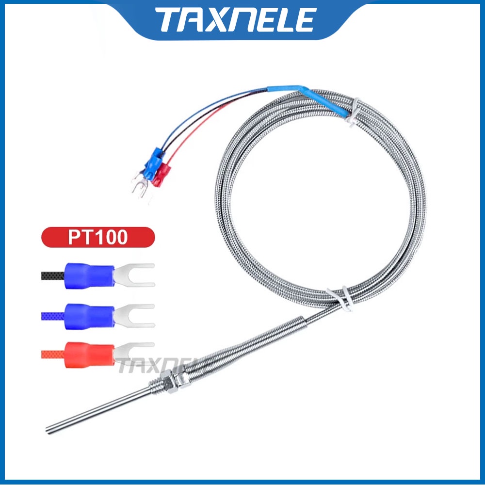 2M Stainless Steel RTD PT100 Temperature Sensor Probe Thermal ...
