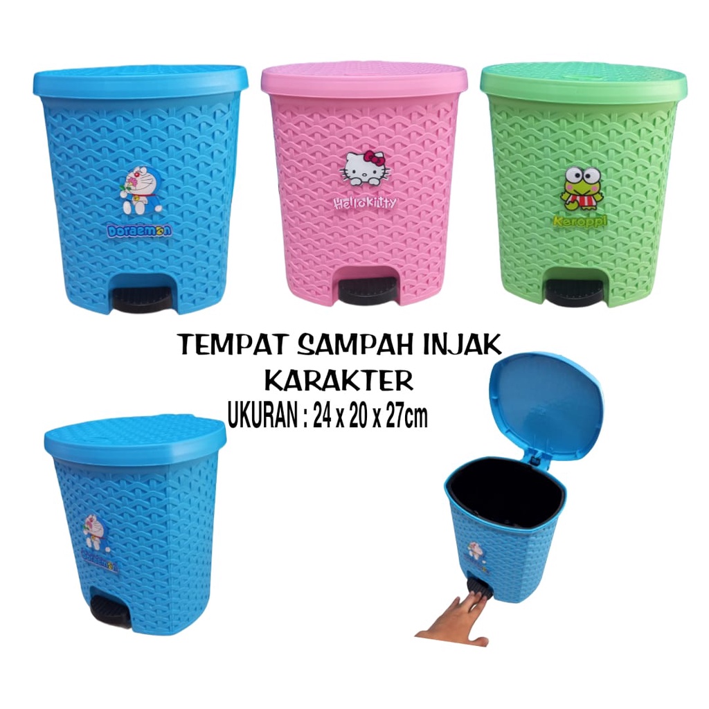 Doraemon / HELLO KITTY / KEROPI TRASH CAN | Shopee Philippines
