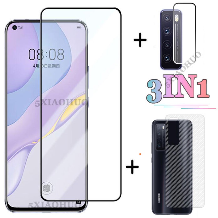 (3 in 1) For Huawei Nova Y90 Y70 7i 9SE Y9S Y6S Y7P Screen tempered ...