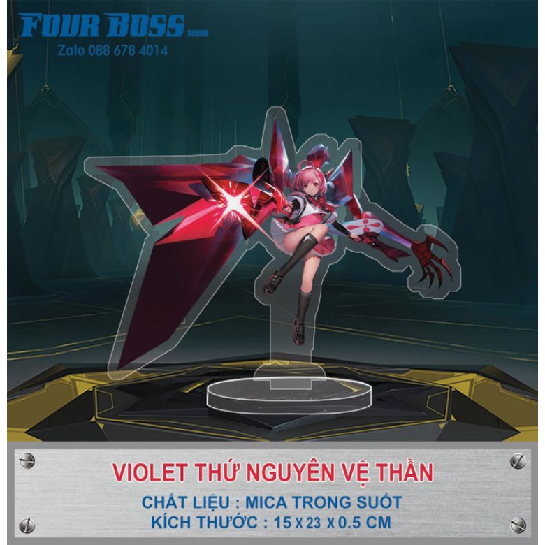 Model of General Violet Dimension Guardian in the Game Lien Quan Mobile - Arena of Valor ...