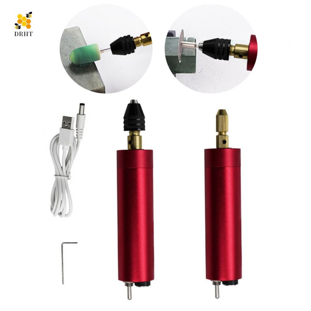DHEART~USB Mini Electric Grinder Carving Pen Hand Drill Rotary Tool for ...