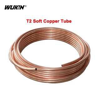 1Meter 99.9% T2 Copper Tube Pipe Copper Tubing Coil Tube Thickness 0.5 ...